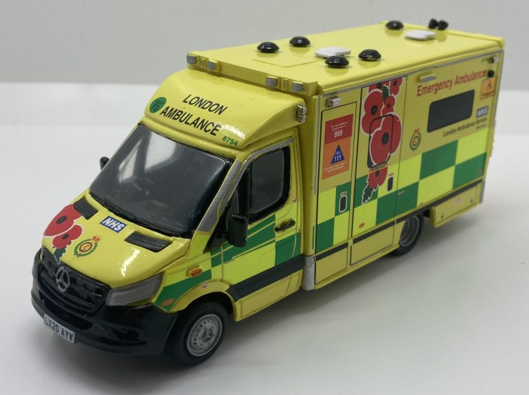 London Ambulance Service Poppy 3rd generation Mercedes Sprinter – Fire ...